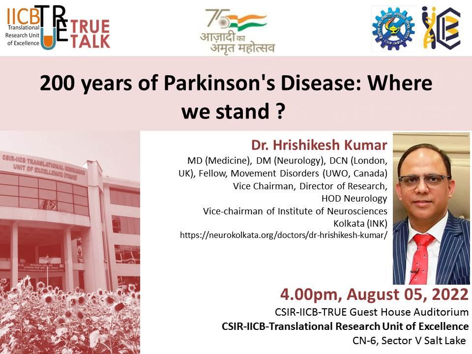 Talk on 05.08.2022 at 4.00 P.M. by Dr. Hrishikesh Kumar - Vice Chairman ...