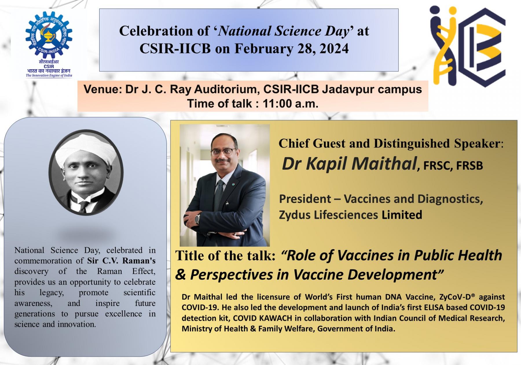 Visiting of DFG Delegates to CSIR-IICB and National Science Day ...